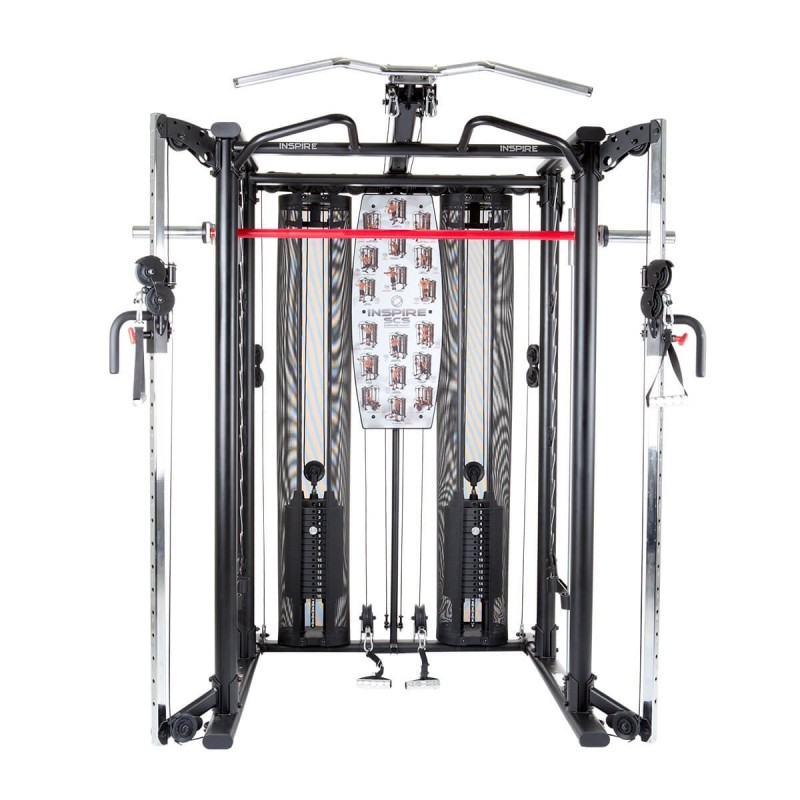 Smith machine multifonctionnelle 2 en 1 pour training de musculation