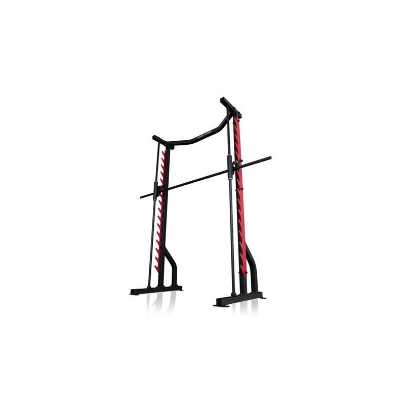 Smith machine professionnelle avec barre centrale de 197 cm - Max 150 kg